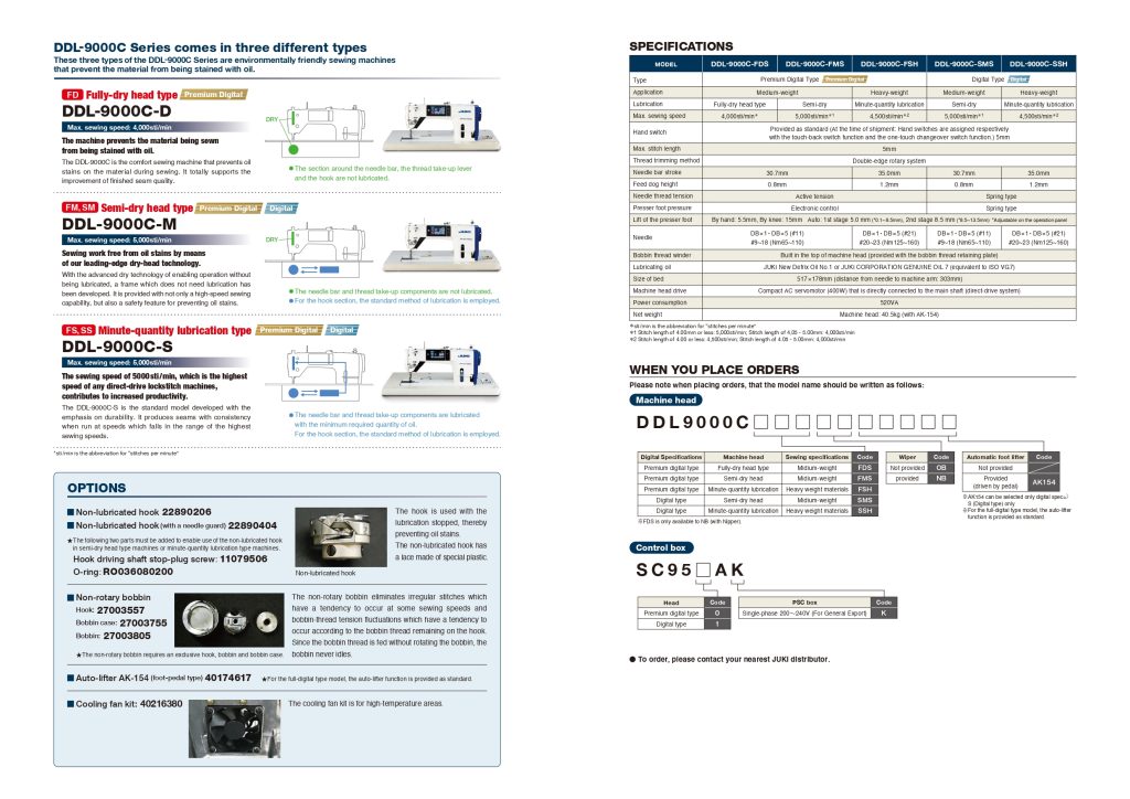 Juki DDL-900C-100 – STAR SEWING