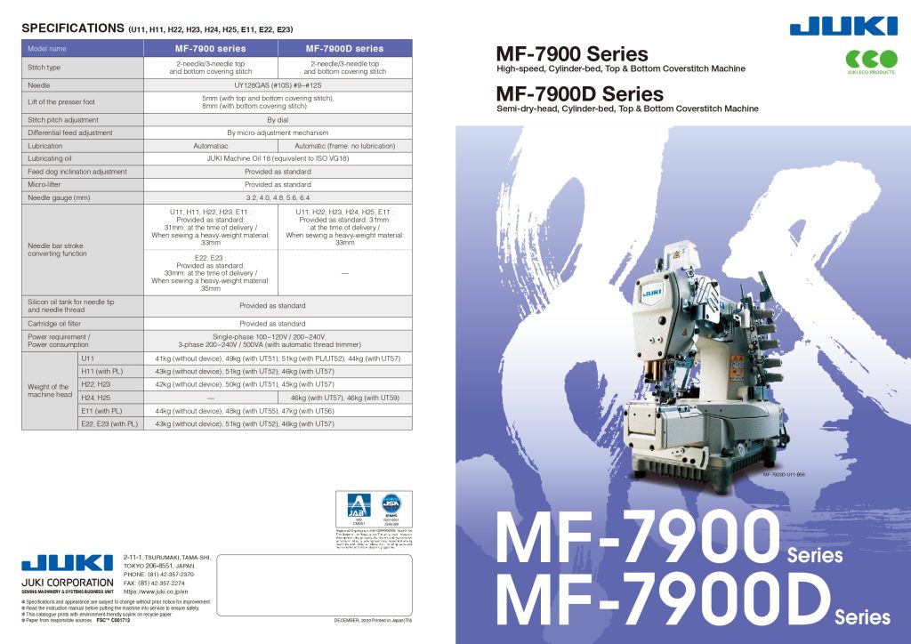 Juki MF7900 – STAR SEWING