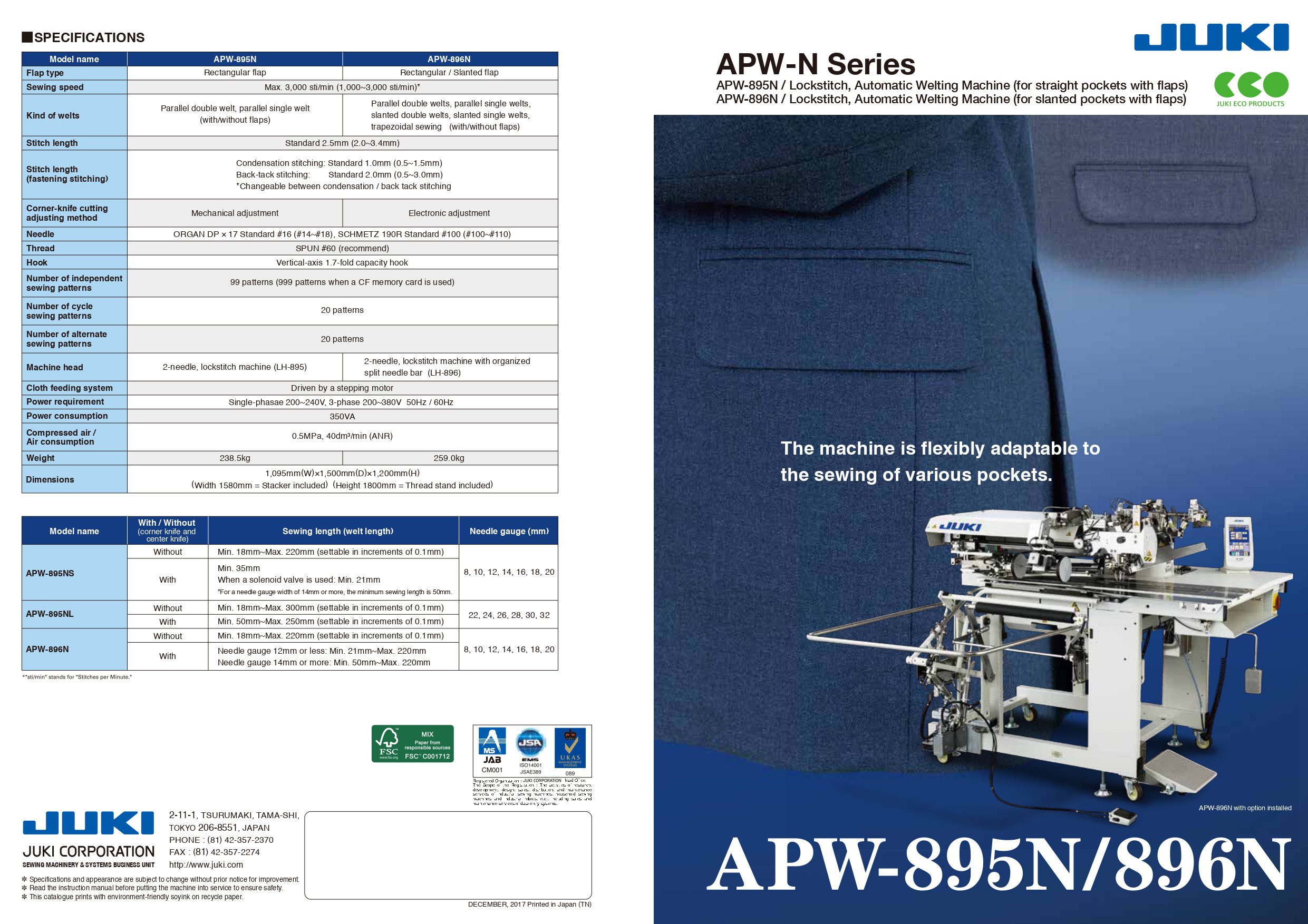 Juki APW896 – STAR SEWING